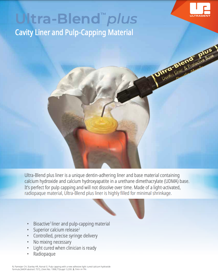 Bioactive Pulp Coverage with Ultra-Blend plus